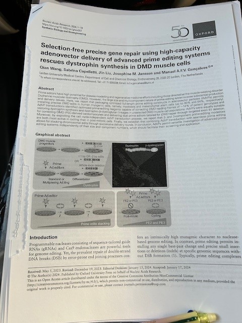 #apaperaday: Selection-free precise gene repair using high-capacity ...